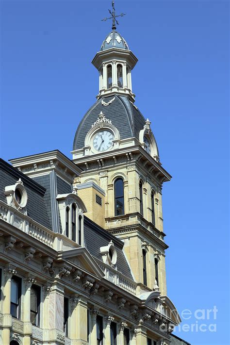 Wayne County Courthouse In Wooster Ohio 1711 By Jack Schultz