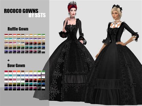 Sims 4 Ballgown Cc