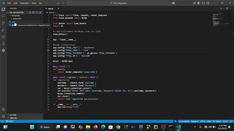 How To Connect Frontend To Backend Using Mysql And Flask Sql Integration Project Demo Learn9ja
