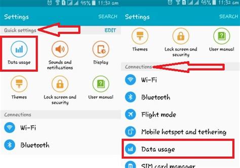 how to reduce mobile data usage android lollipop marshmallow