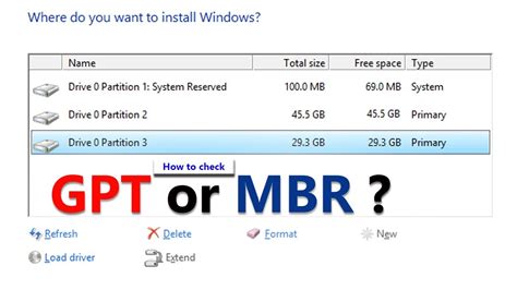 Gpt Or Mbr How To Check Disk Drive Is Gpt Or Mbr In Windows Partition Youtube