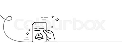 Engineering Line Icon Continuous One Line With Curl Techni Colourbox