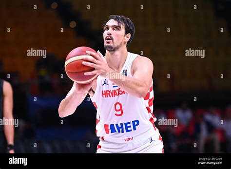 9 Dario Saric Of Croatia Is Playing During The Fiba Olympic Qualifying