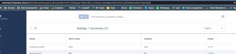 not possible to add new currency · issue 2547 · shopware shopware · github
