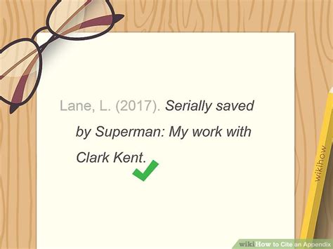 4 Ways To Cite An Appendix WikiHow