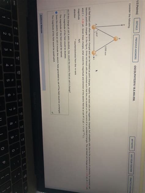 Solved 1 3 Points] Details Previous Answers Oscolphys2016