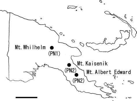 Localities Of Two Groups Of Lentinula Edodes In Papua New Guinea Bar Download Scientific