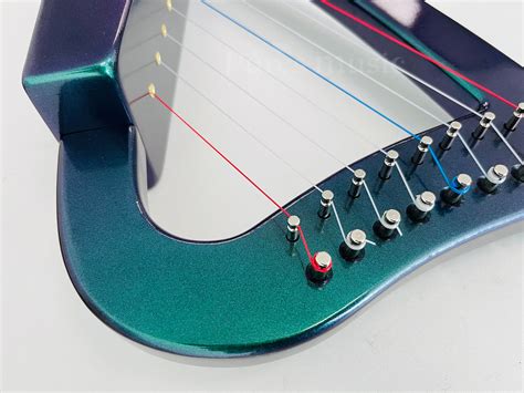 Walter T Mini Harp 8 String Handheld Celtic Lyre Lap Small Harp Instru Pures Music