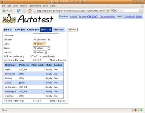 Web Frontend Howto — Autotest 0163 30 Ga33d Documentation