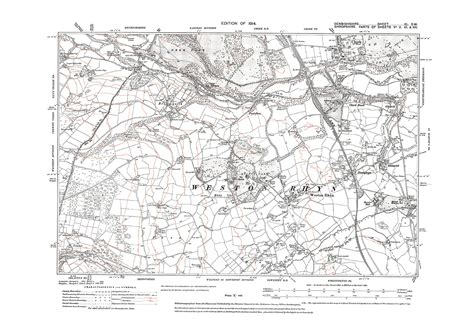 Chirk Old Map Denbigh 1914 40sw Old Map Downloads