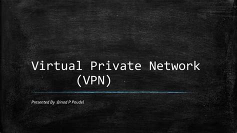 Virtual Private Networks Vpn Ppt Ppt
