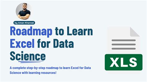 Roadmap To Learn Excel For Data Science Aman Kharwal
