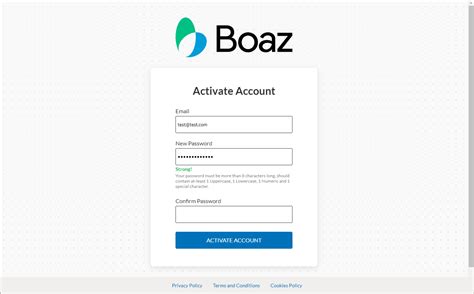 Create Your User Account