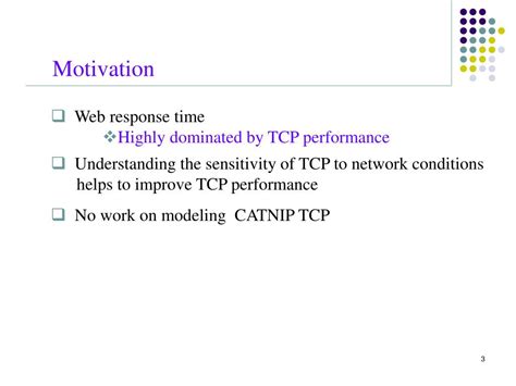 PPT Modeling TCP Transfer Latency For Improved Web Response Time