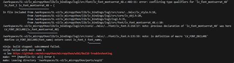 New FONT From Online Font Converter Not Building How To LVGL Forum