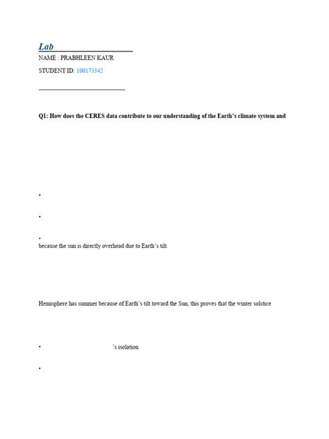 Lab Radiation Balance Pdf Applied And Interdisciplinary Physics