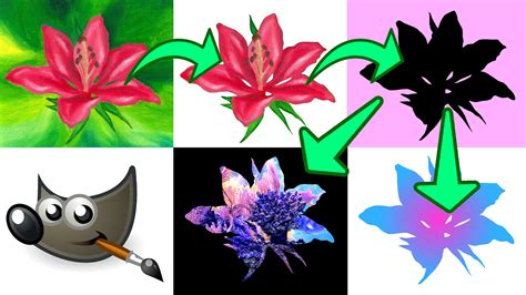 How To Make A SILHOUETTE Image Inside Silhouette In GIMP 2 10