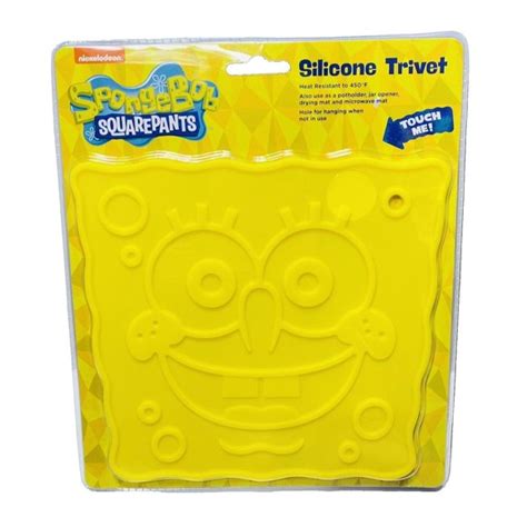 Nickelodeon Kitchen Spongebob Squarepants Silicone Trivet Pot