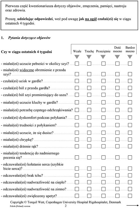 Thypropl — The Polish Version Of The Thyroid Specific Quality Of Life Questionnaire Thypro