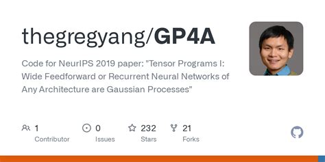 Github Thegregyanggp4a Code For Neurips 2019 Paper Tensor