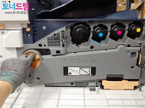 후지제록스프린터 Apeosport C5570 토너 드럼 페토너통 교체 등 확인 방법 네이버 블로그