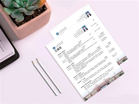 山东科技大学个人简历模板免费下载，清新简约大气应届生求职用 知乎