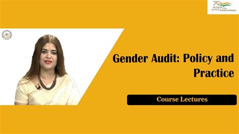 Gender Audit Policy And Practice YouTube