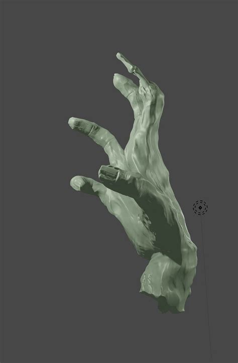 Horror Zombie Hand Halloween Prop Decoration 3d Model 3d Printable