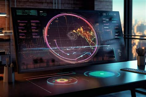 Premium Photo Nteractive Graphic Interfaces That Visualize Financial