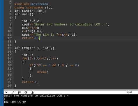 Saif Ul Haq On Linkedin How To Calculate Lcm Using Function That Takes