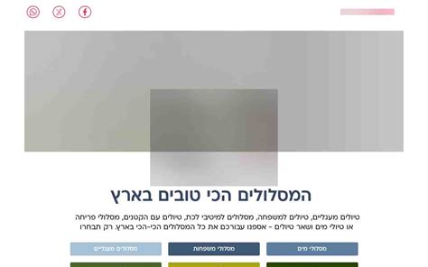 מסלולי טיול בארץ וואלה תיירות