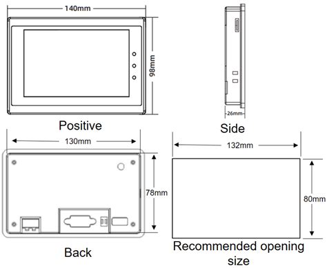 China 4 3 Inch Hmi Rs232 Rs485 Rs422 Touch Screen With 2 Serial Port