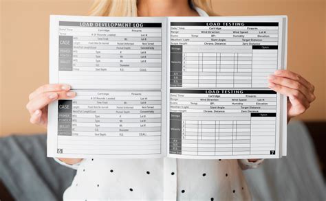 Reloading Data Log Book Detailed Hand Reloading Data Journal Log For Reloaders To Track