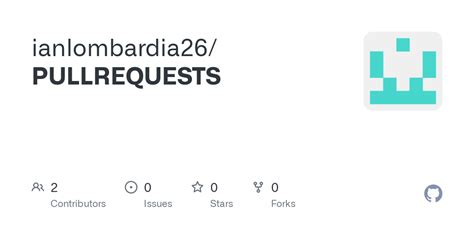 Github Ianlombardia26pullrequests