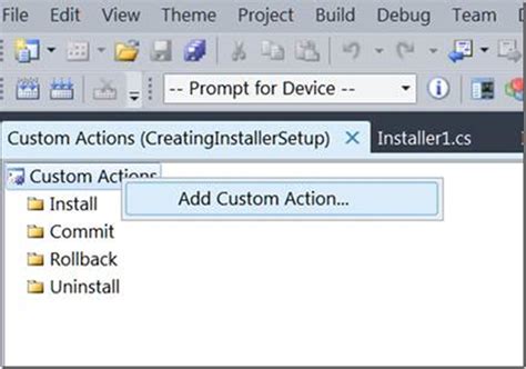 Creating An Msi Package For C Windows Application Using A Visual Studio Setup Project Code Teddy