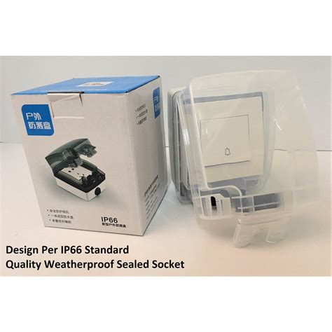 Outdoor Waterproof Switch Cover IP66 Design Shopee Malaysia