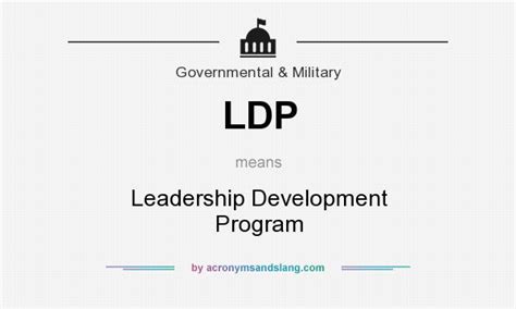 Ldp Leadership Development Program In Government And Military By