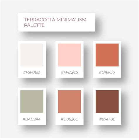 Paleta de colores de moda paleta de colores pastel swatch colores de moda con código