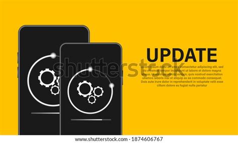 Data Update Synchronize Bar Process Update Stock Vector Royalty Free