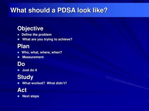 PPT Tools For Change Plan Do Study Act The PDSA Cycle Explained PowerPoint Presentation