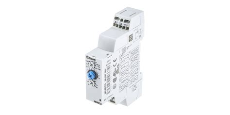 Crouzet Spdt Multi Function Timer Relay 12 → 240v Ac Dc 0 1 S → 100h Din Rail Mount Rs