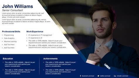 Self Introduction Powerpoint Template About Me Presentations