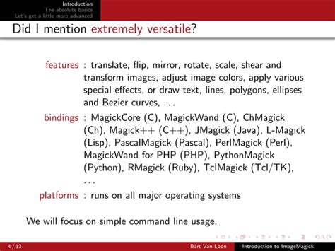 Getting Started With Imagemagick Ppt