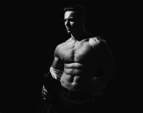 Premium Photo Athletic Young Male Model Showing His Perfect Naked