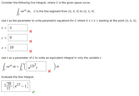 Solved Consider The Following Line Integral Where C Is The