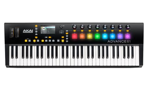 Akai 61 Key Semi Weighted Keyboard Controller Long And Mcquade