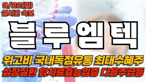 블루엠텍 주가전망 속보 위고비 국내 독점유통 내년 매출 20배증가 심장질환과 암에도 효과 바이오 대장주 10만원 가는이유 Youtube