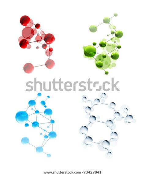 9 792 3d Molecules Vector Design Science Abstract Background With Molecular Structure Images