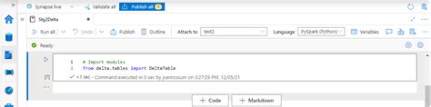 Microsoft Bi Tools Delta Lake Support In Azure Synapse Analytics
