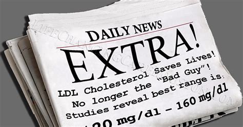 Life Changing Health News High Levels Of LDL Cholesterol Better For Living Healthy Lives